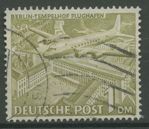 Berlin 1949 Berliner Bauten (Wasserzeichen fallend) 57 X a gestempelt - Briefmarken Dr. Rohde ...