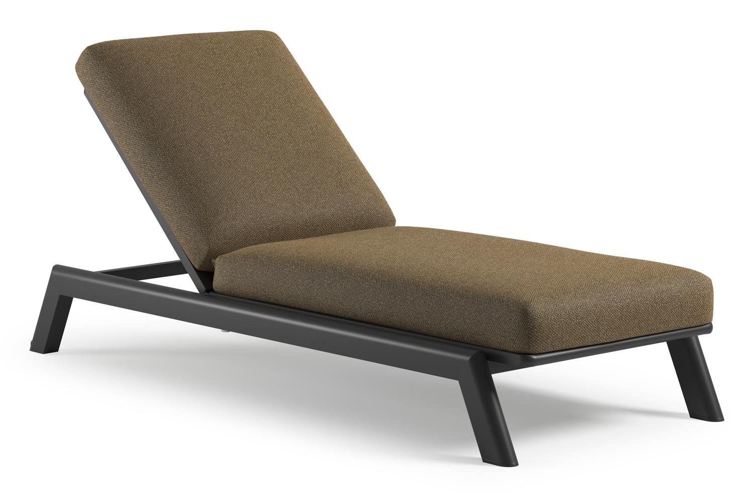 Cirello verstelbaar ligbed met pompsysteem in zwart aluminium met ...