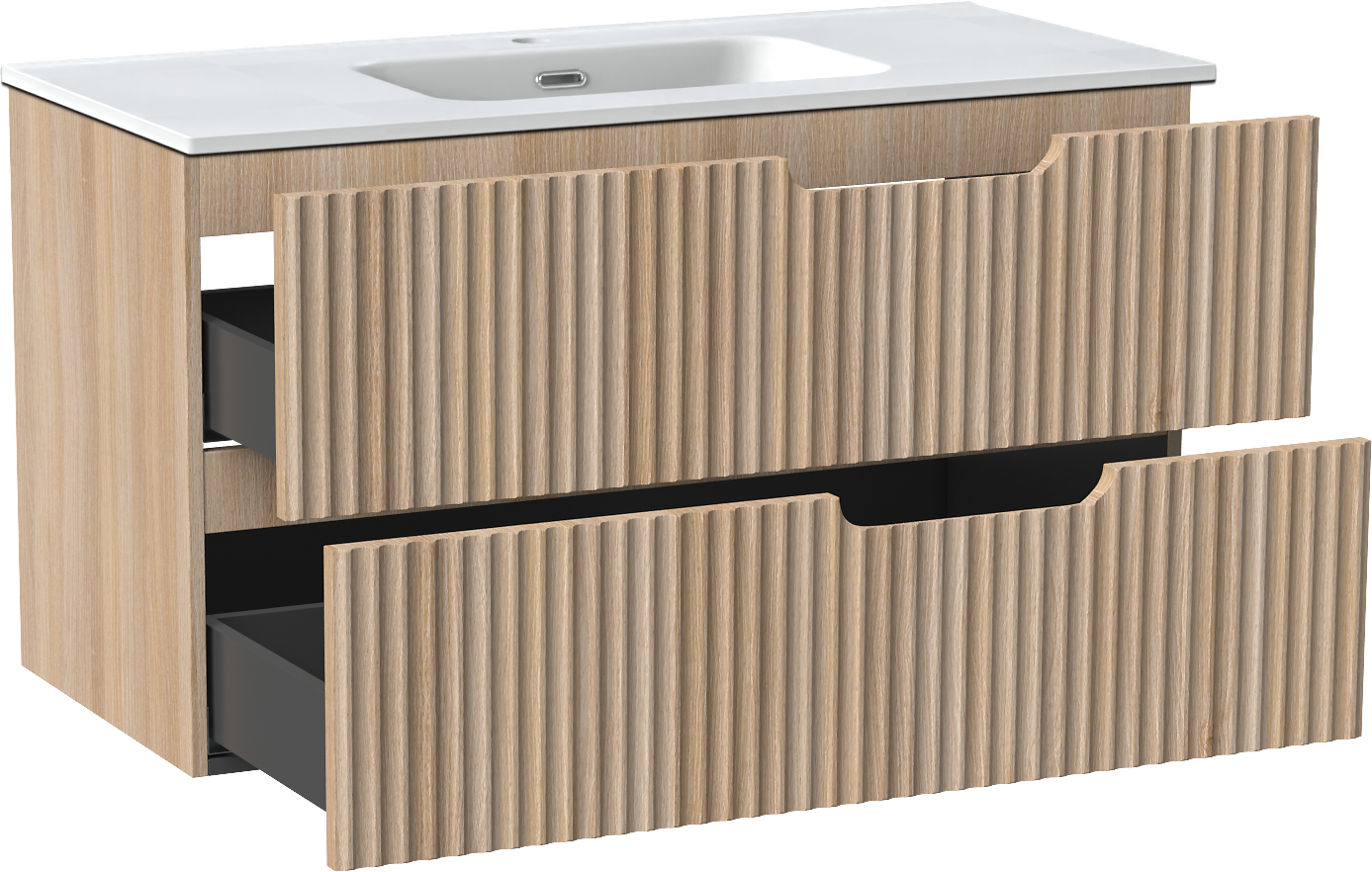 Linie Ribbo Meuble Salle De Bains Suspendu 100 X 46 5 Cm Ch ne Clair Linie Ribbo Meuble Salle De Bains Suspendu 100 X 46 5 Cm Ch ne Clair