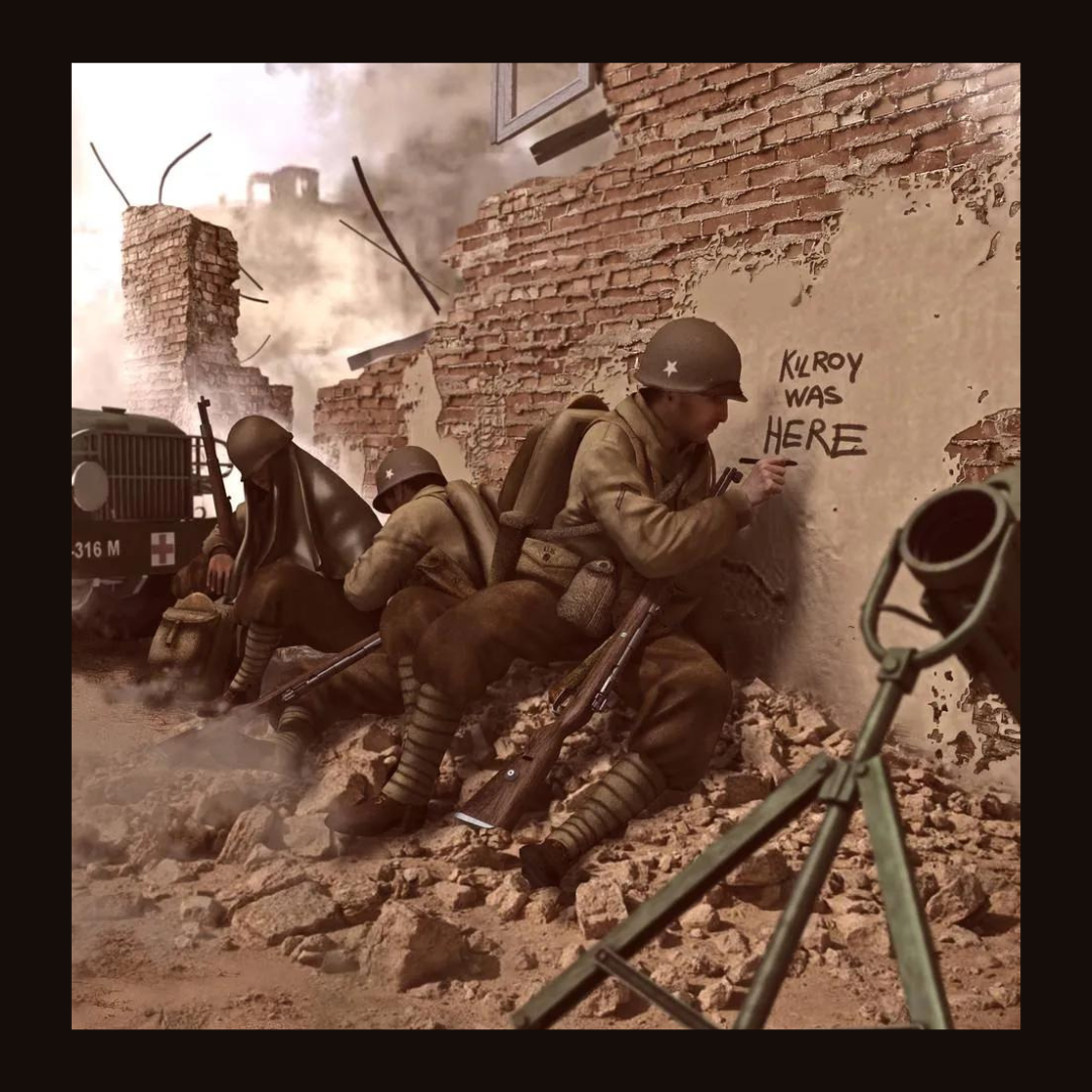 Historicky první mem: „Kilroy was here“ - HEY FOMO