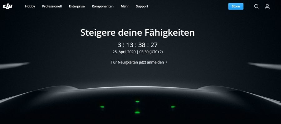 Was passiert bei DJI Browser Version DRONES
