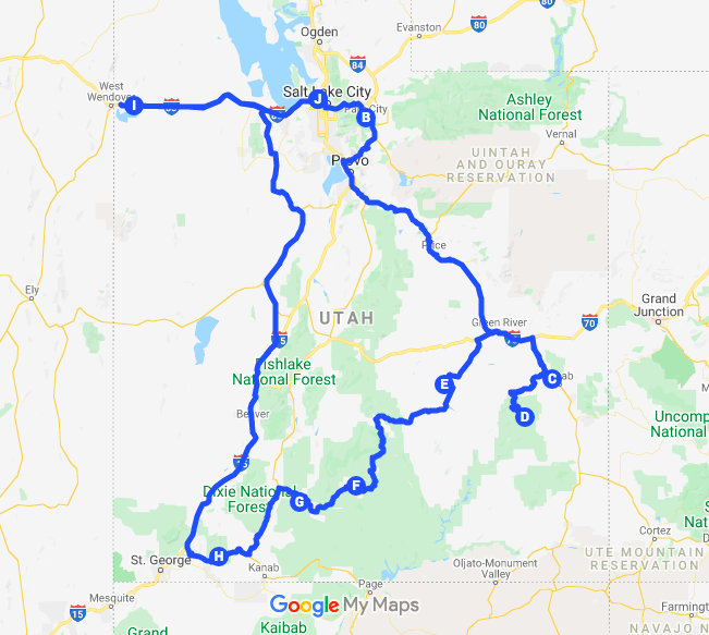 Ultimate Utah Road Trip