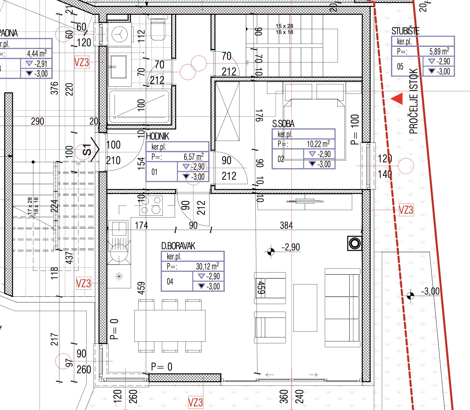 Primošten, dvosoban stan veličine 60,3 m2, s bazenom i...