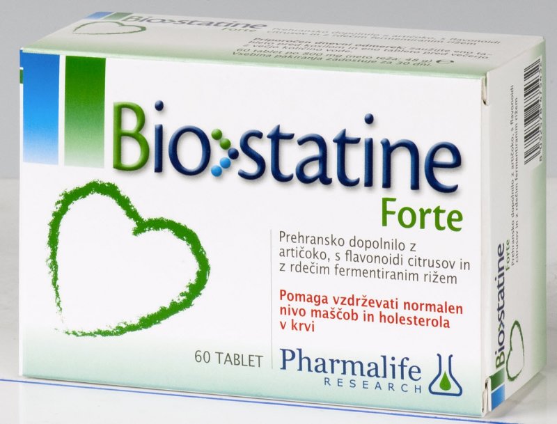 PHARMALIFE BIOSTATINE FORTE 60 TABLET - Ceneje.si