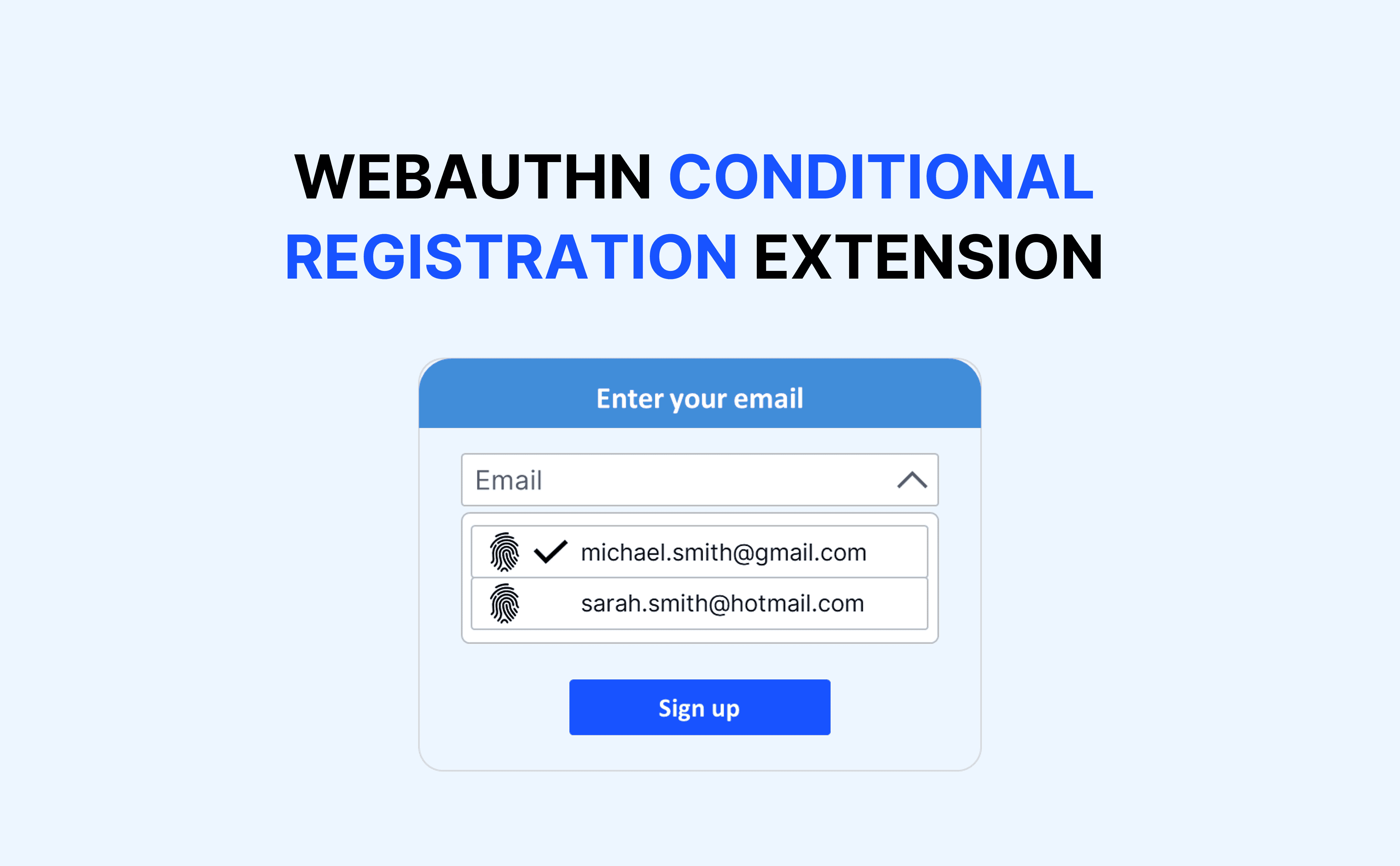 WebAuthn Conditional Registration Extension