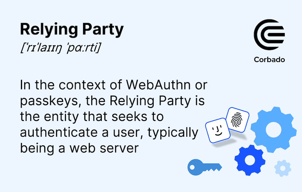 What is a Relying Party in WebAuthn?