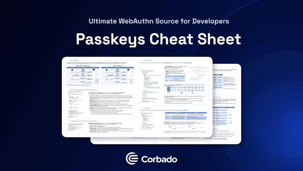 Passkeys Cheat Sheet for Developers