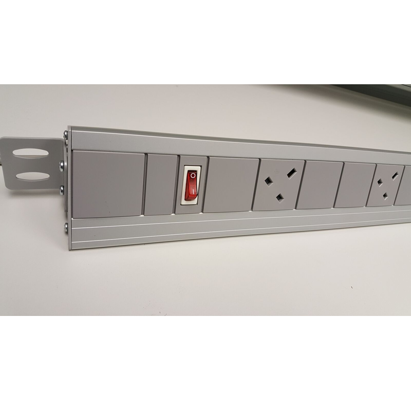 Electrical Power Channel for 1200mm Bench - 4 x UK Sockets | CSI Products