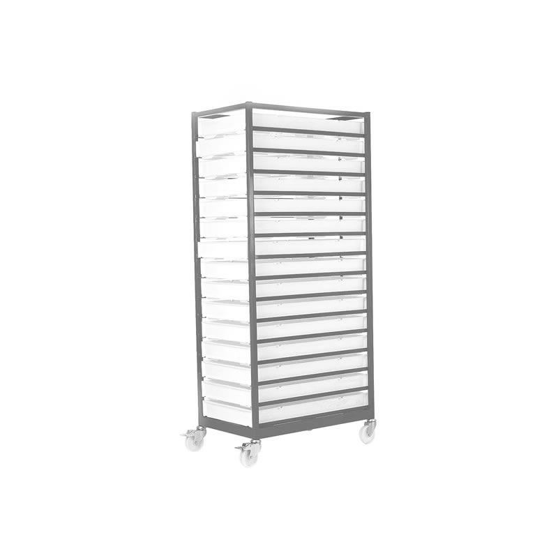 Mobile Tray Rack - Stainless Steel