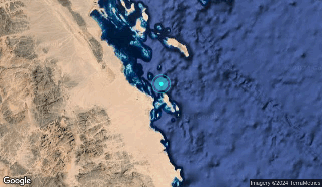 El Fanous East dive site in Qesm Hurghada, Red Sea Governorate