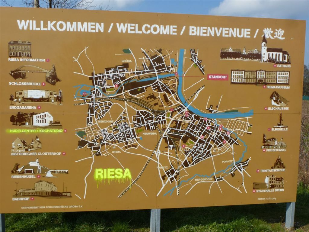 1. Besuch der Stadt Riesa mit Nudelcenter