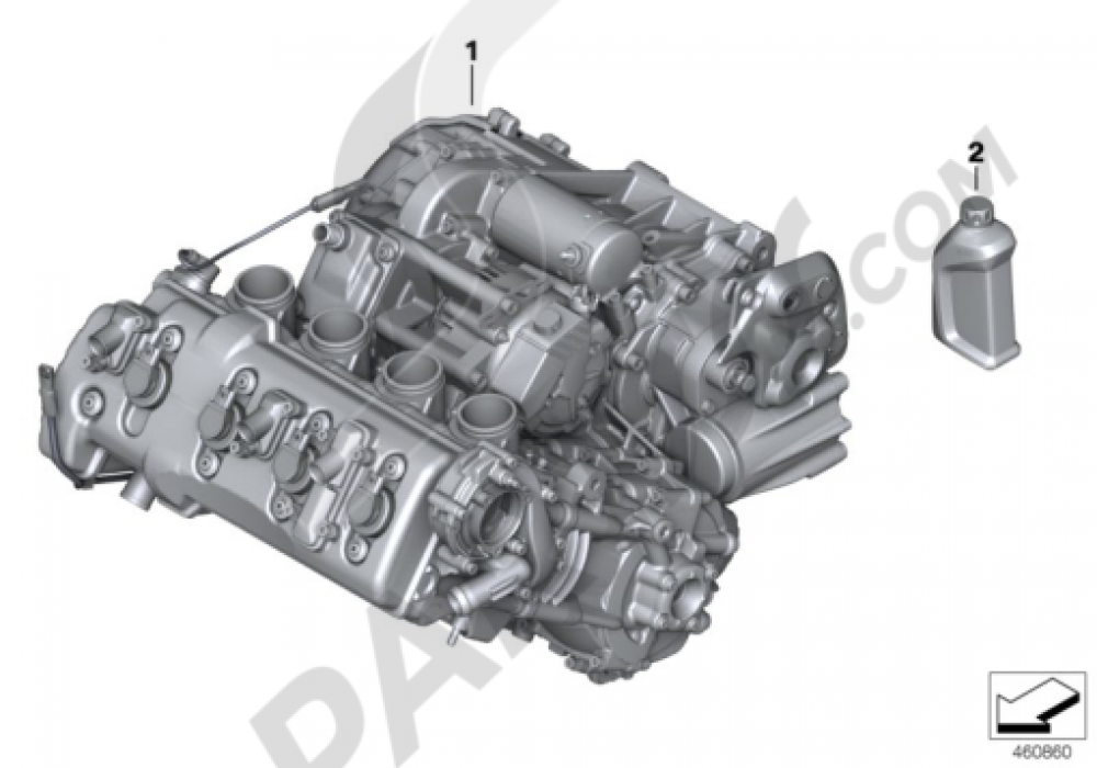 ENGINE Bmw K1200R SPORT K1200R SPORT (K43)