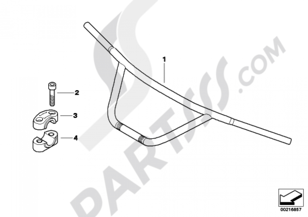 WIDE HANDLEBARS Bmw R1200C 1998-2003 (59C1)