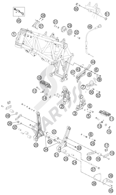 Despiece KTM 450 RALLY FACTORY REPLICA 2016 EU | Repuestos originales ...