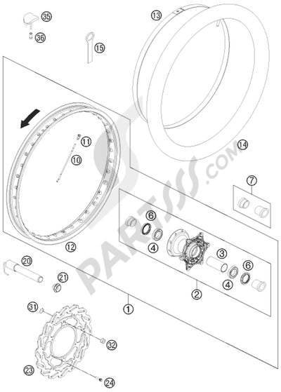 Despiece KTM 450 RALLY FACTORY REPLICA 2016 EU | Repuestos originales ...