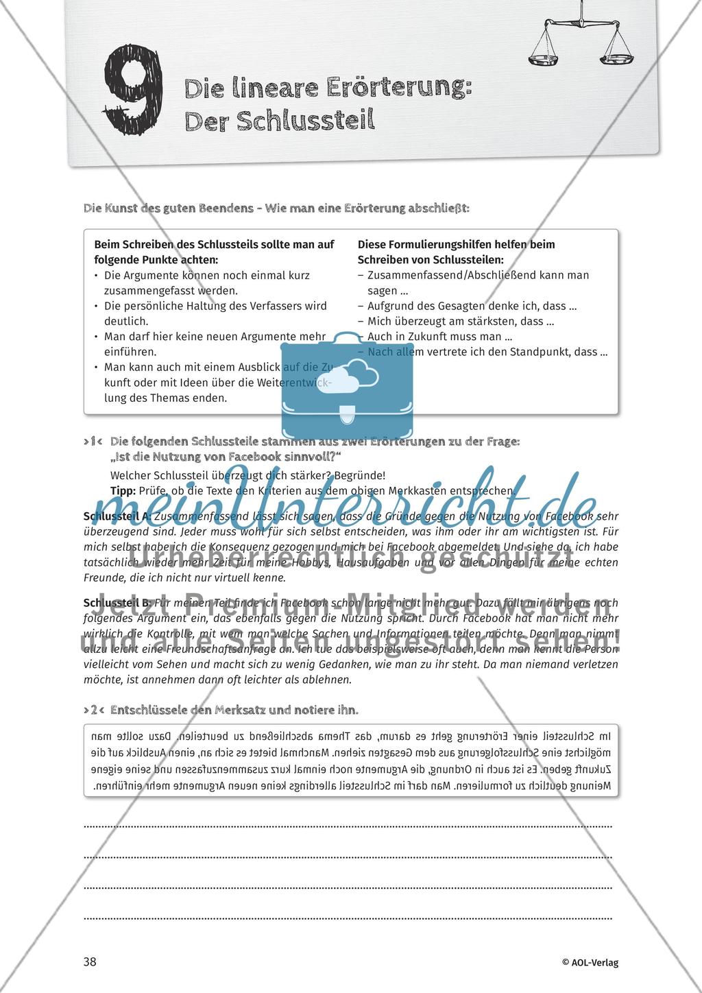 die-lineare-er-rterung-meinunterricht