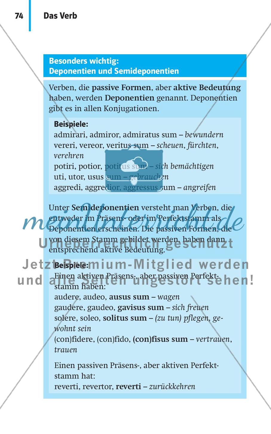 Das Verb - meinUnterricht