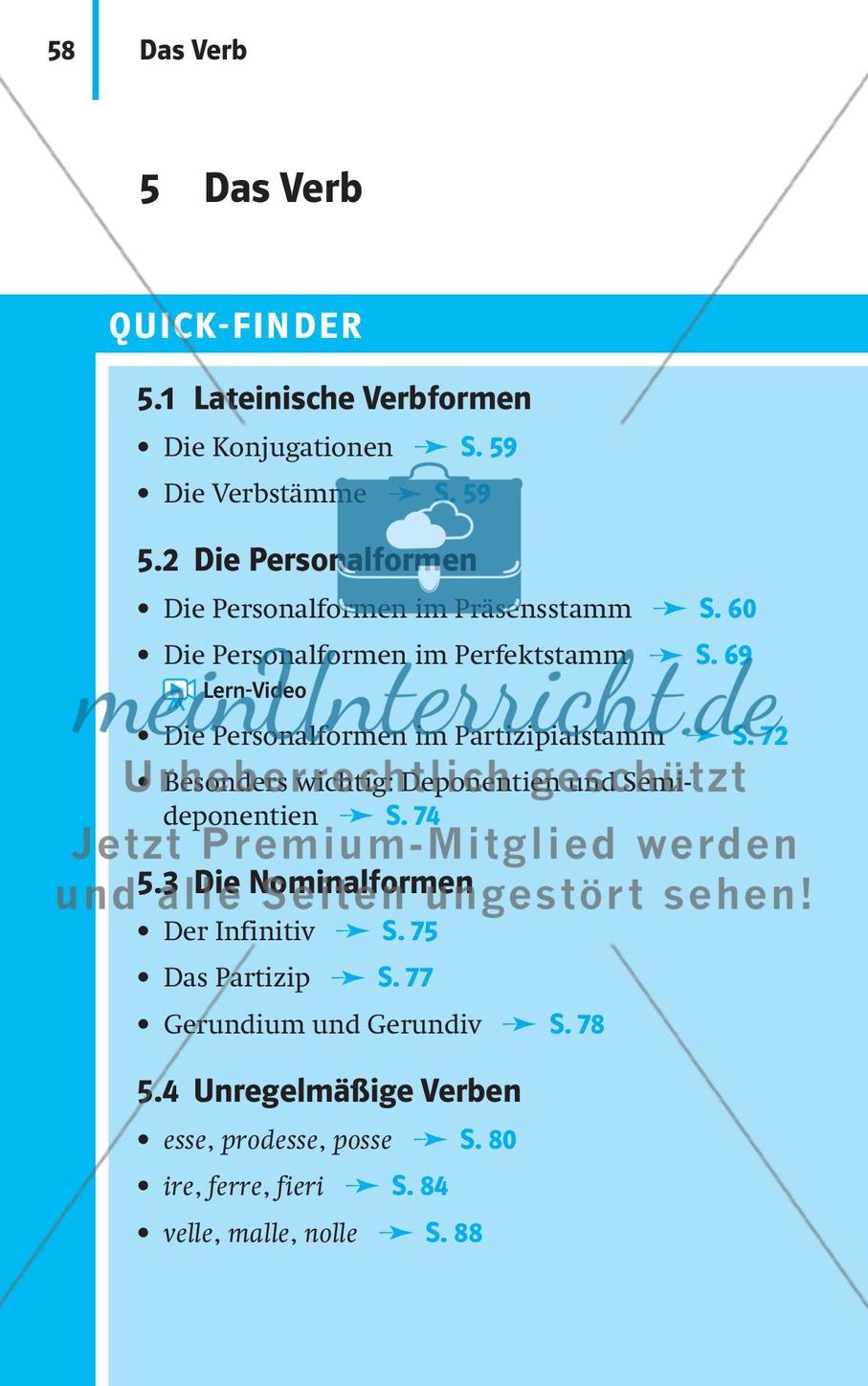 Das Verb - meinUnterricht