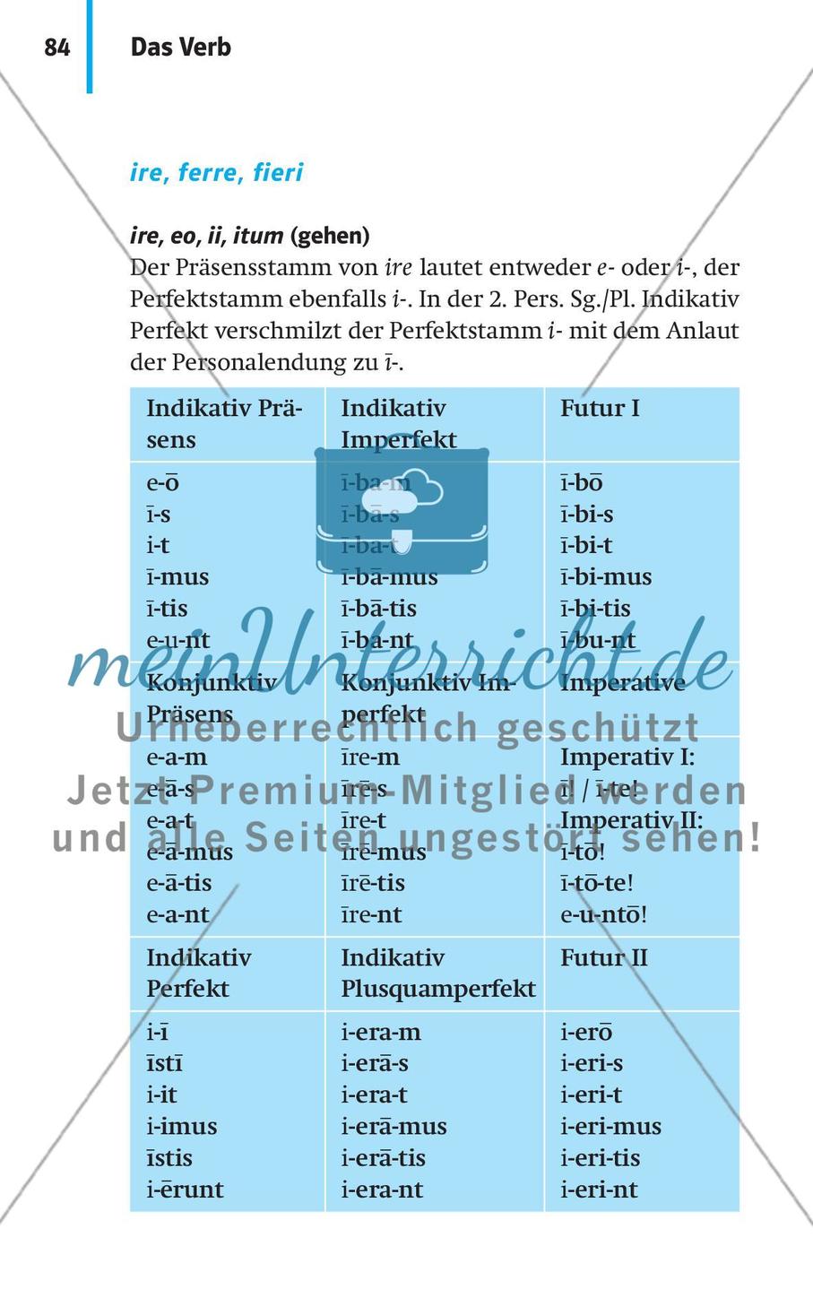 Das Verb - meinUnterricht