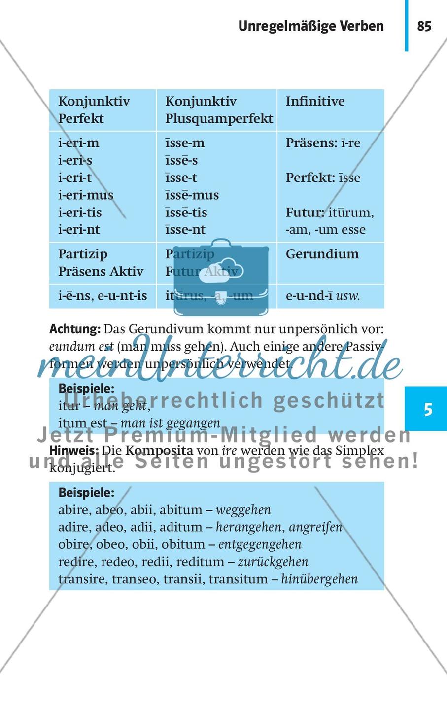 Das Verb - meinUnterricht