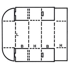 Klappdeckelschachteln mit Steckverschluss, FEFCO 0471, aus 1-welliger ...