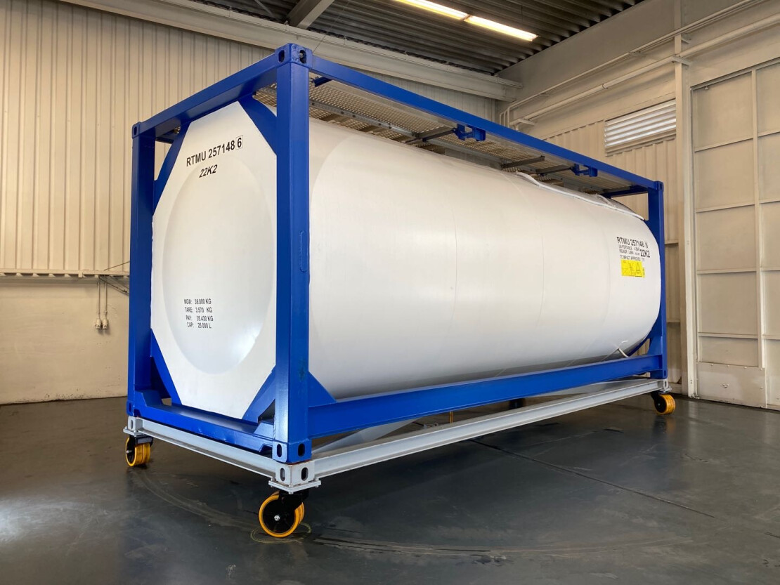 25.000L Chemical ISO Tank with Steam Heating - Meeberg