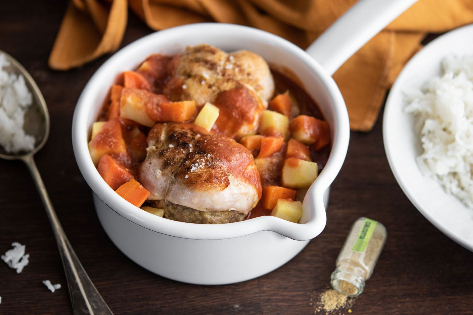 Recette Cocotte de paupiettes de dinde aux épices calcutta - Quitoque