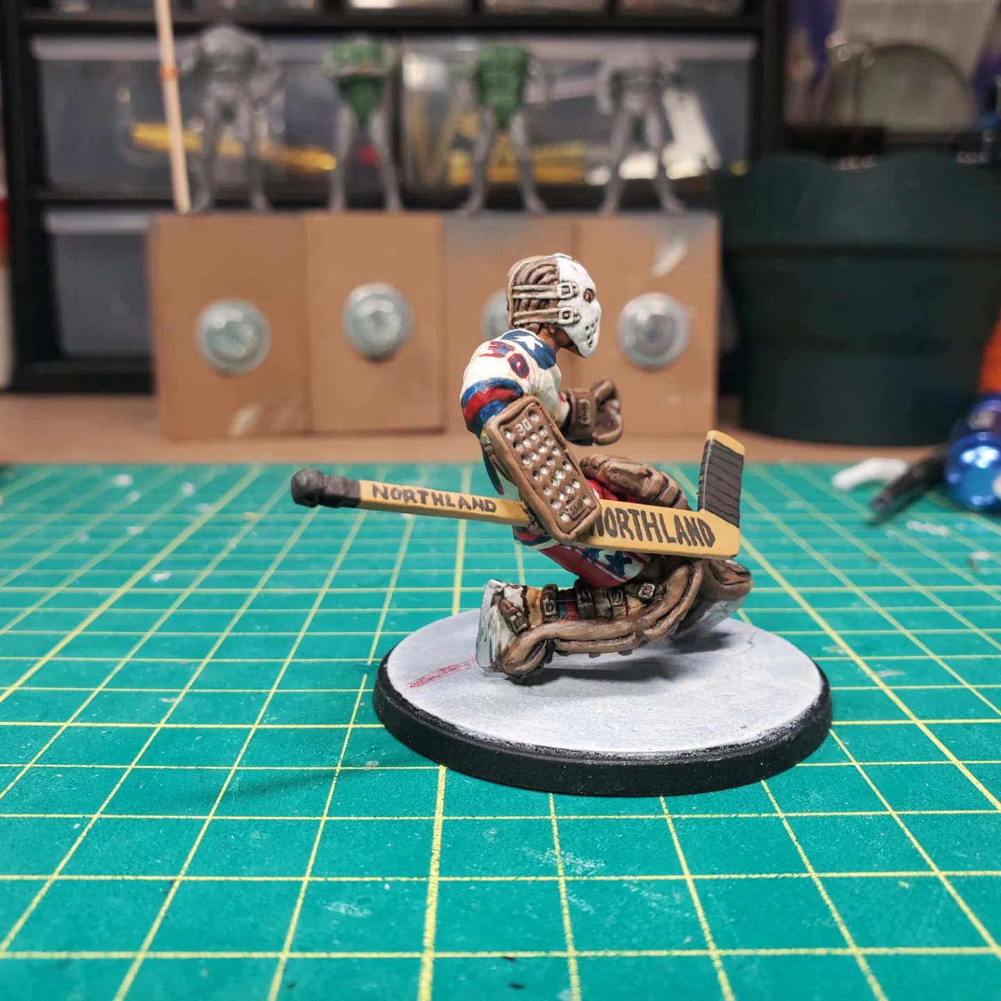 Jim Craig 1980 Miracle On Ice by Michael Hunter - The Art of Modeling Club