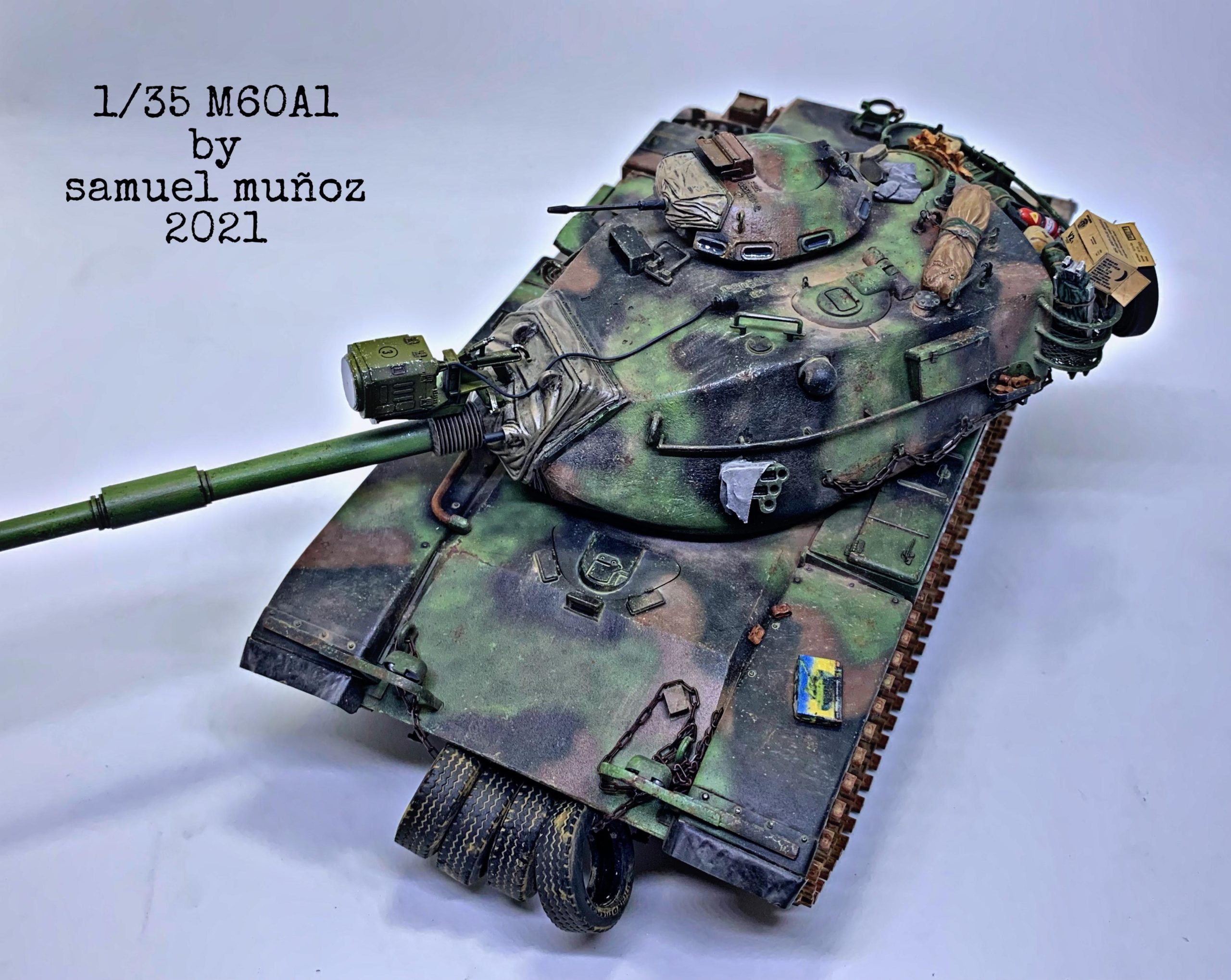 M60A1 with a NATO camo by Samuel Josue Muñoz - The Art of Modeling Club