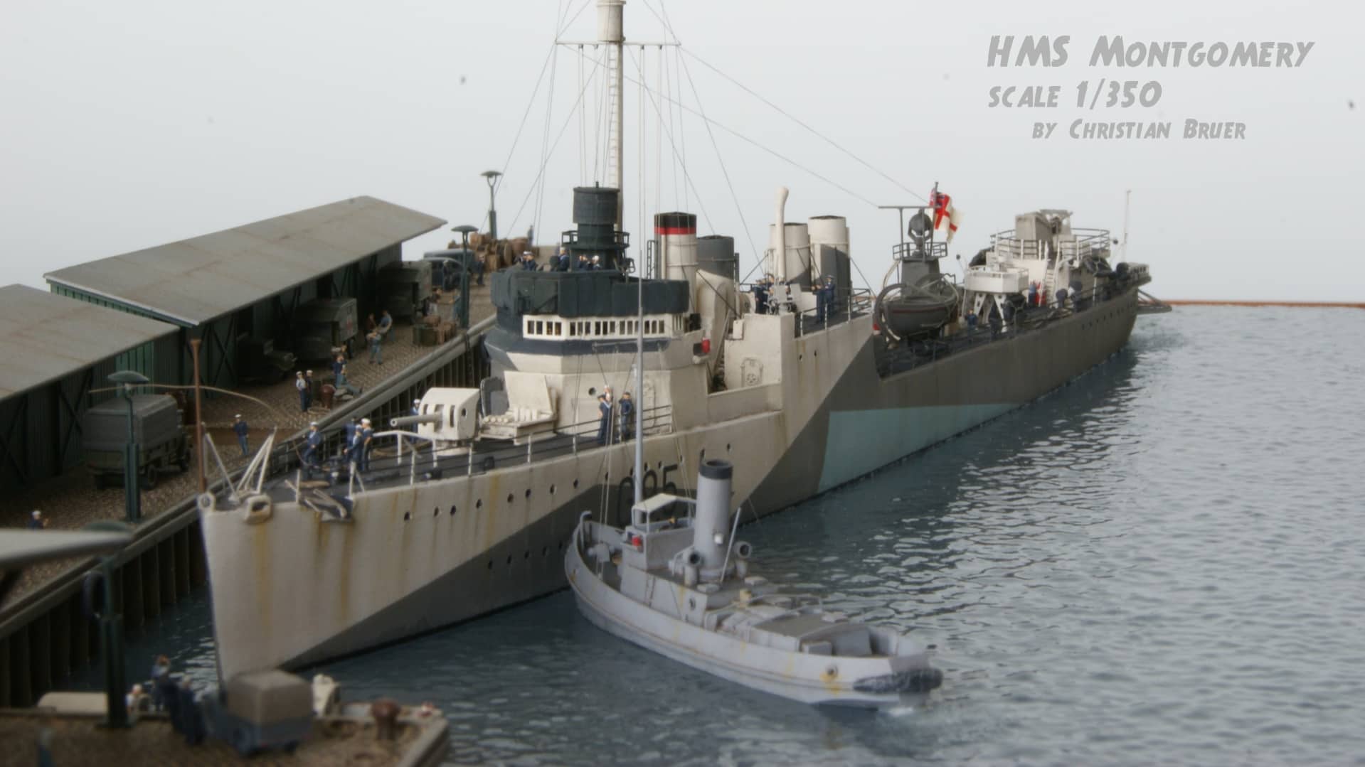 HMS Montgomery by Christian Bruer - The Art of Modeling Club