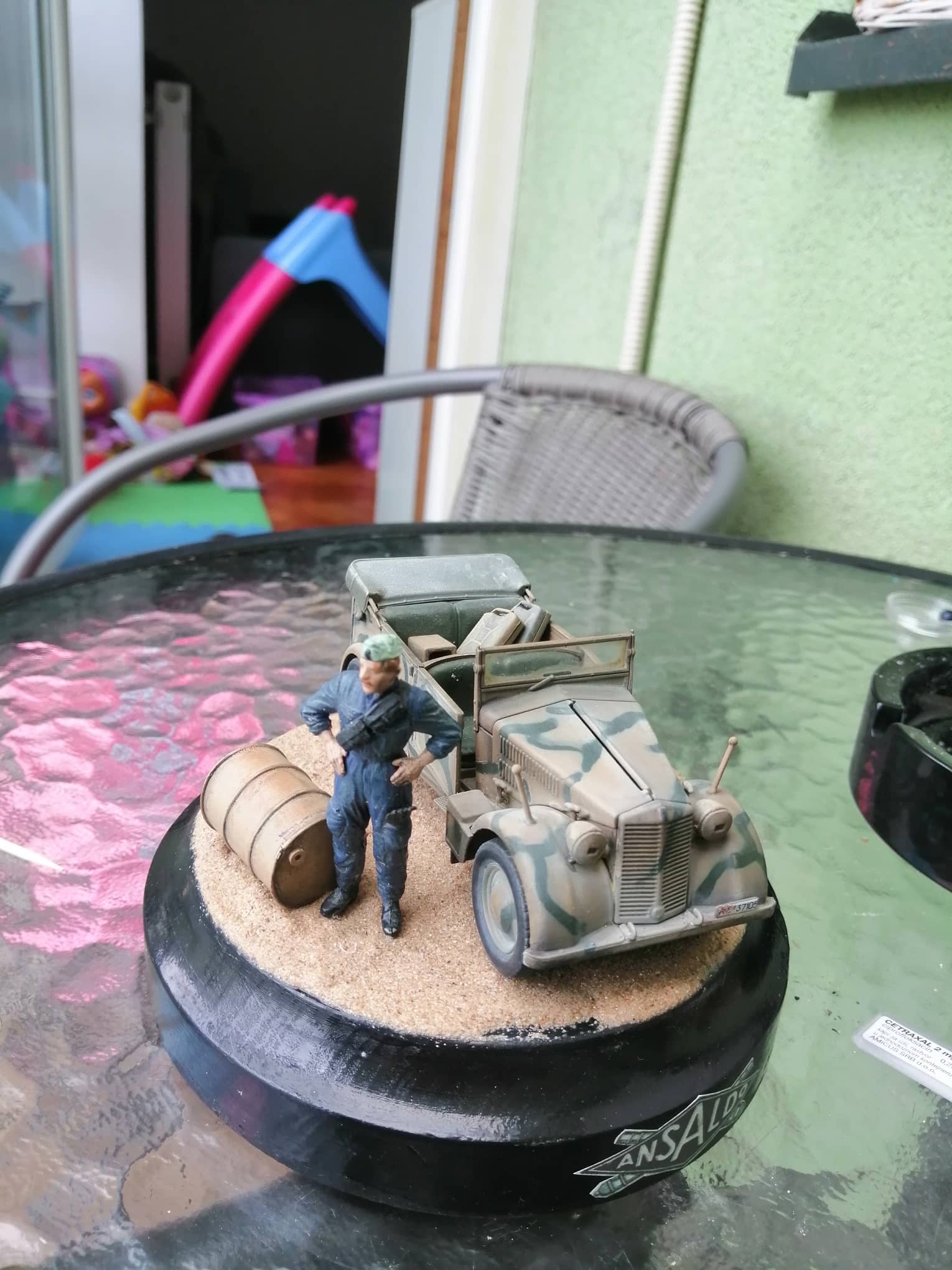 Rommel's staff car Dorchester by Milos Sataric - The Art of Modeling Club