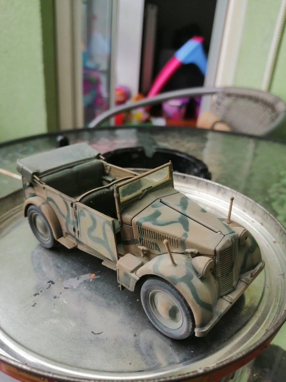 Rommel's staff car Dorchester by Milos Sataric - The Art of Modeling Club