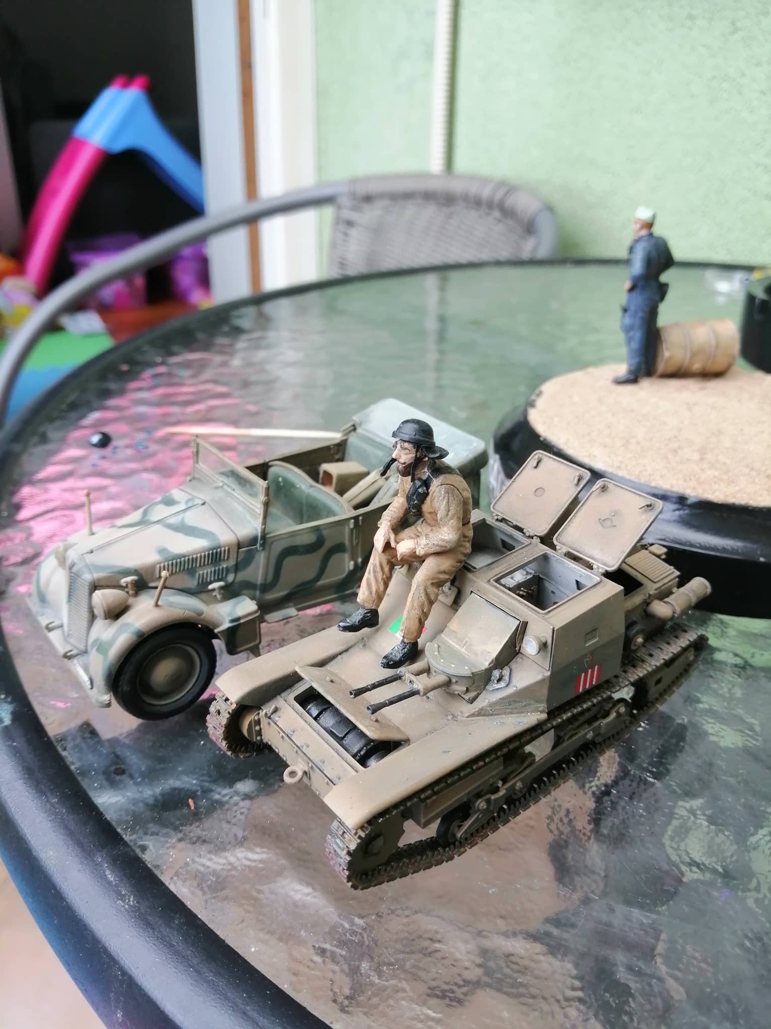 Rommel's staff car Dorchester by Milos Sataric - The Art of Modeling Club