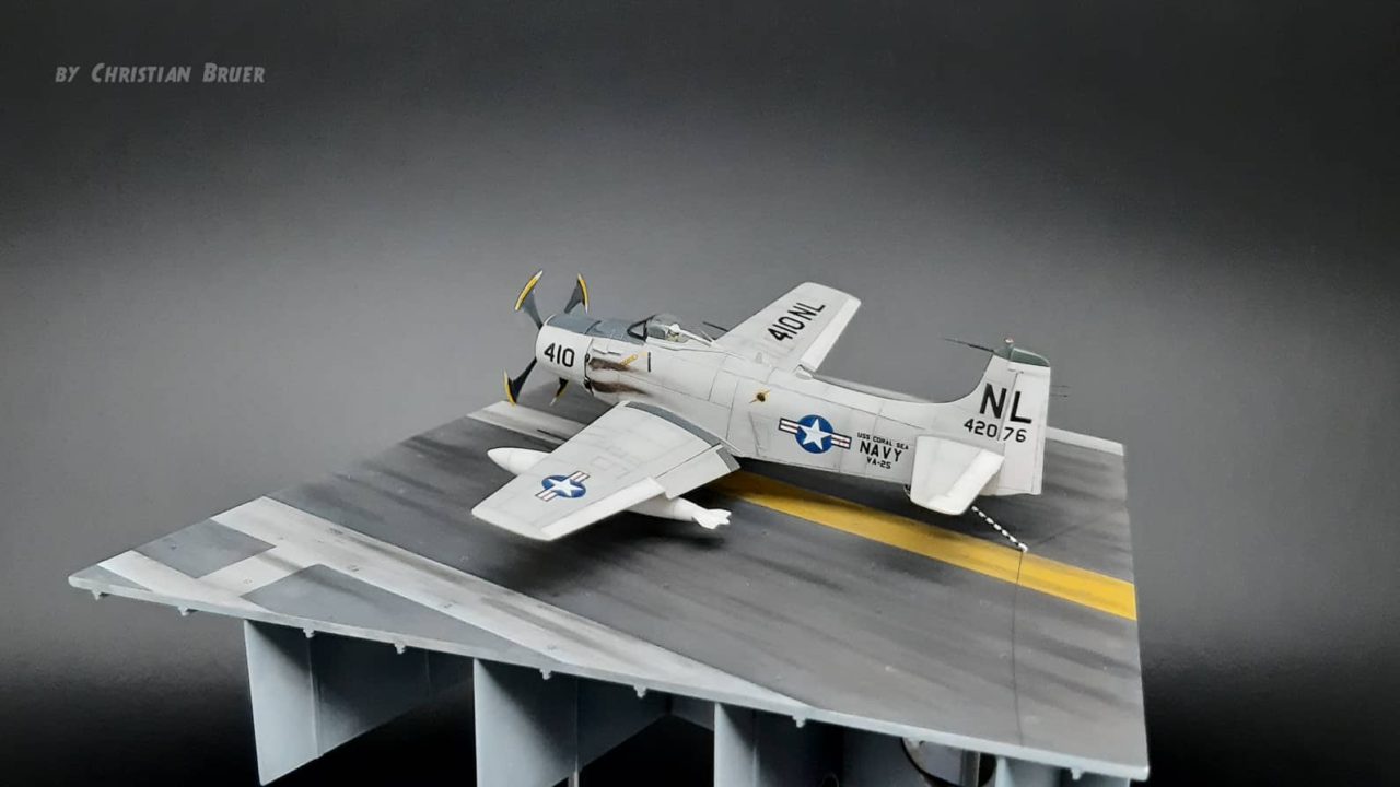 F-Toys A-1 Skyraider by Christian Bruer - The Art of Modeling Club
