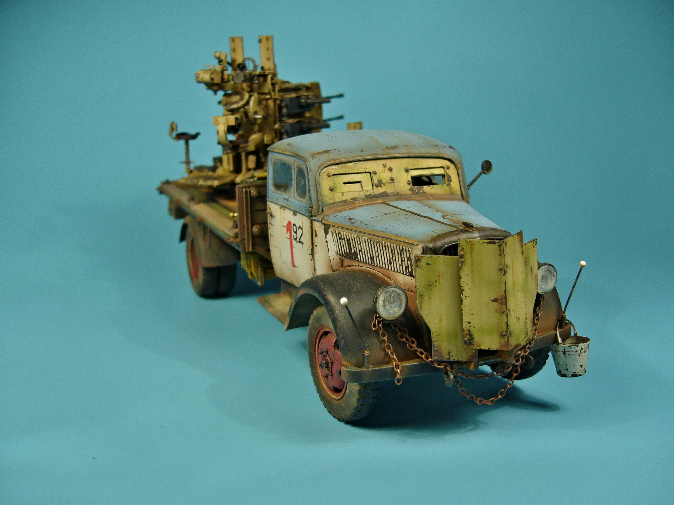 Opel Blitz/Flakvierling 38 by Tomas Sobolik - The Art of Modeling Club