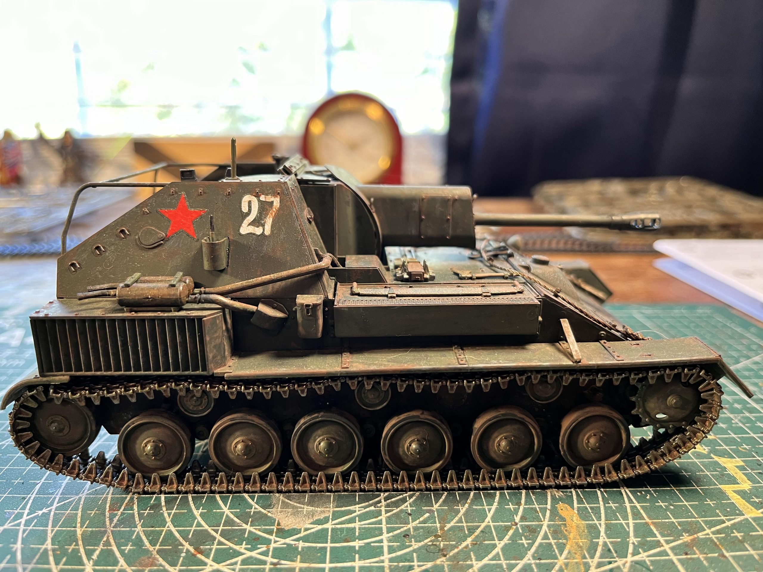 SU-76M Self-propelled Gun by Jimmy Smallwood - The Art of Modeling Club