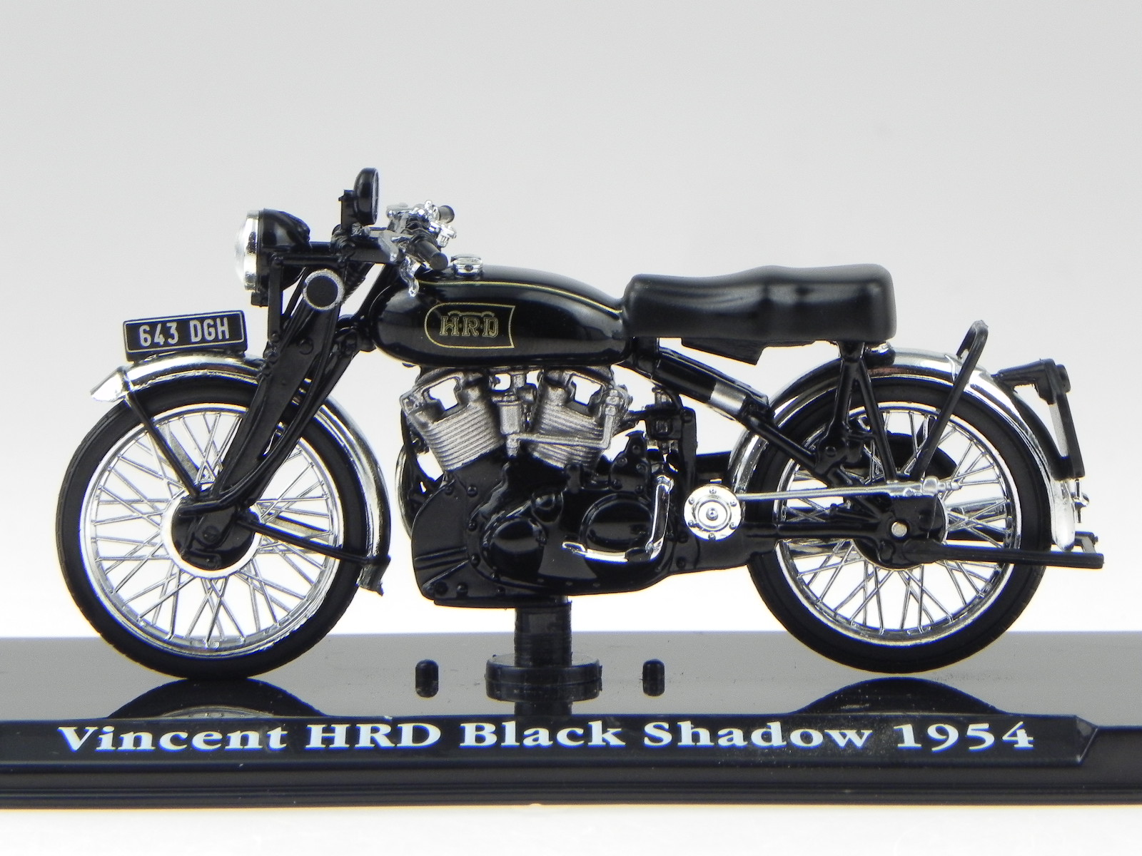 Vincent HRD Black Shadow 1954 Classic Motorrad Modell 58102 Atlas 1:24
