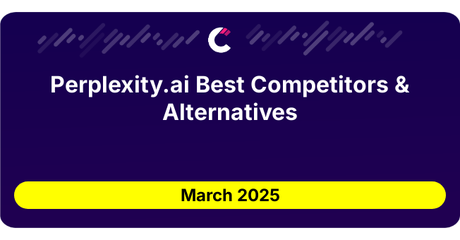 Perplexity.ai Best Competitors & Alternatives updated March 2025 – Competitors App