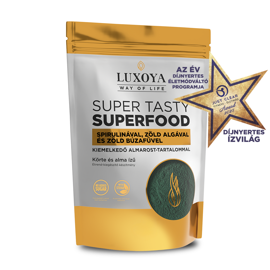 SUPER TASTY SUPERFOOD - KÖRTE-ALMA ÍZESÍTÉSŰ SPIRULINÁT, ZÖLD ALGÁT ÉS ...