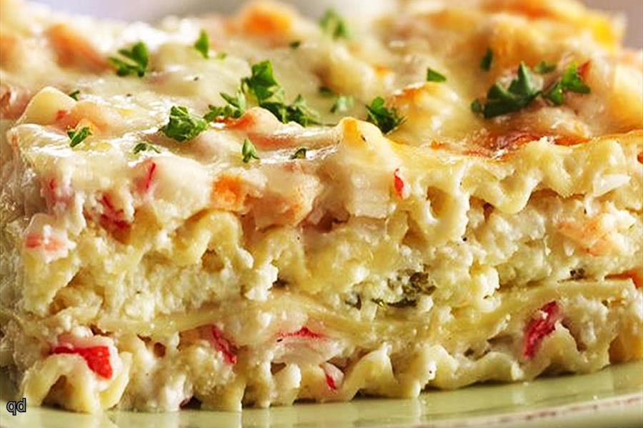 Harbor Seafood Restaurant - Shrimp Pasta with Bechamel Sauce