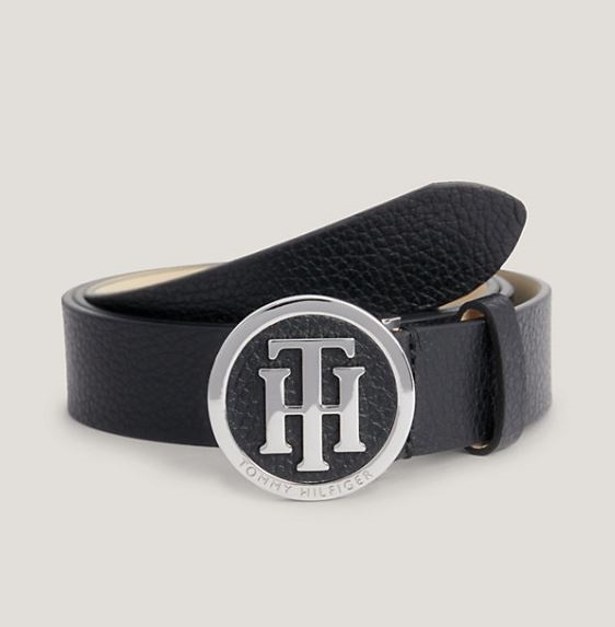 TH ROUND BUCKLE BELT 3.0 BLACK