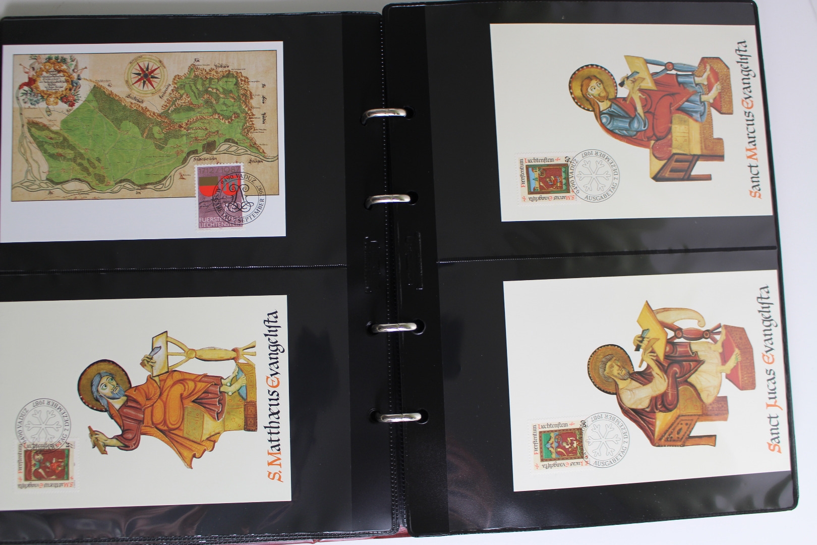 Liechtenstein, Maximumkarten Sammlung von 1986-1994 - Briefmarken Versandhandel, Briefmarken ...