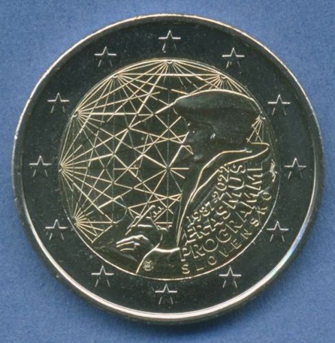 Slowakei 2 Euro 2022 Erasmus-Programm, vz/st (m5641) - Briefmarken Dr ...