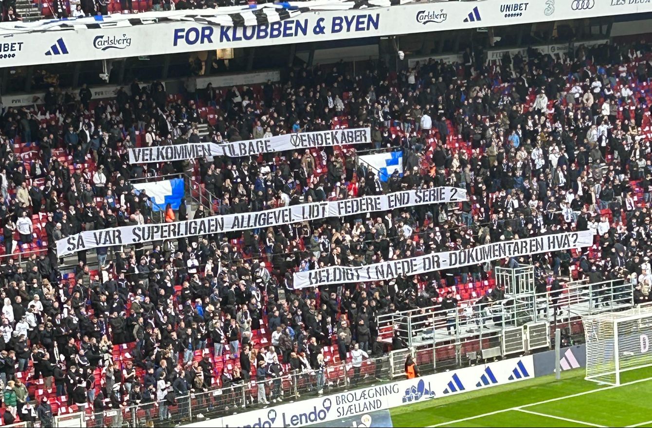 FCK-tilhængere sender stikpille til BIF-fans - svarer igen med pyro