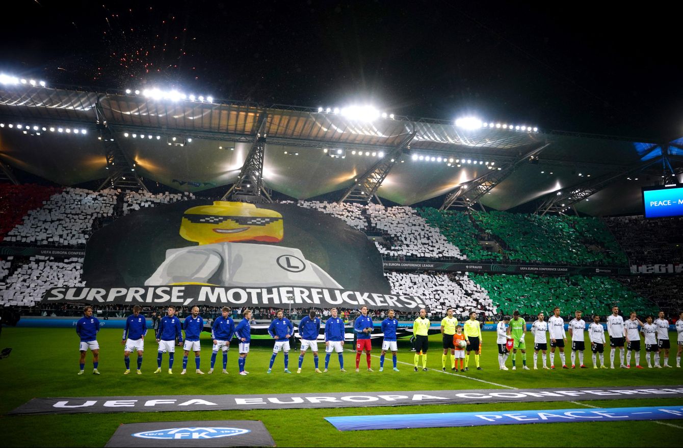 Legia-fans driller UEFA: Surprise!