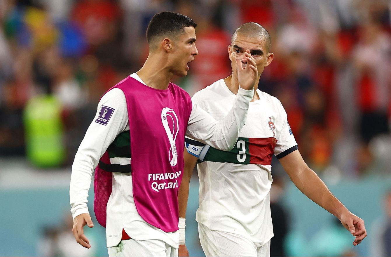 Ronaldo var sur ved udskiftning: Pepe måtte træde til