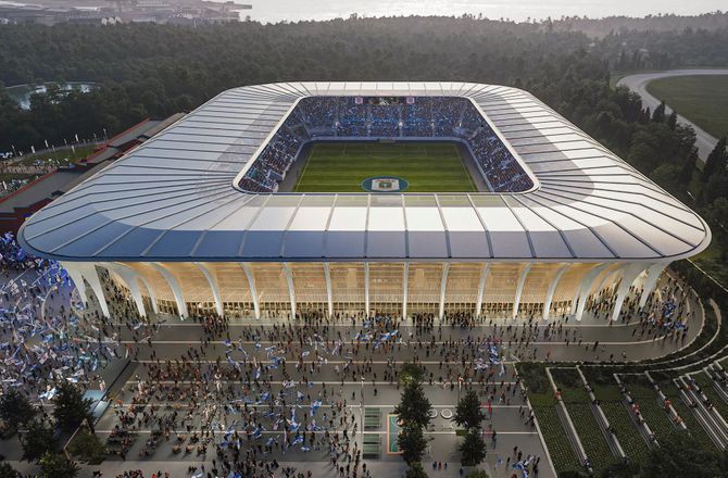 Nyt AGF-stadion skal stå klar i 2026 - se det her