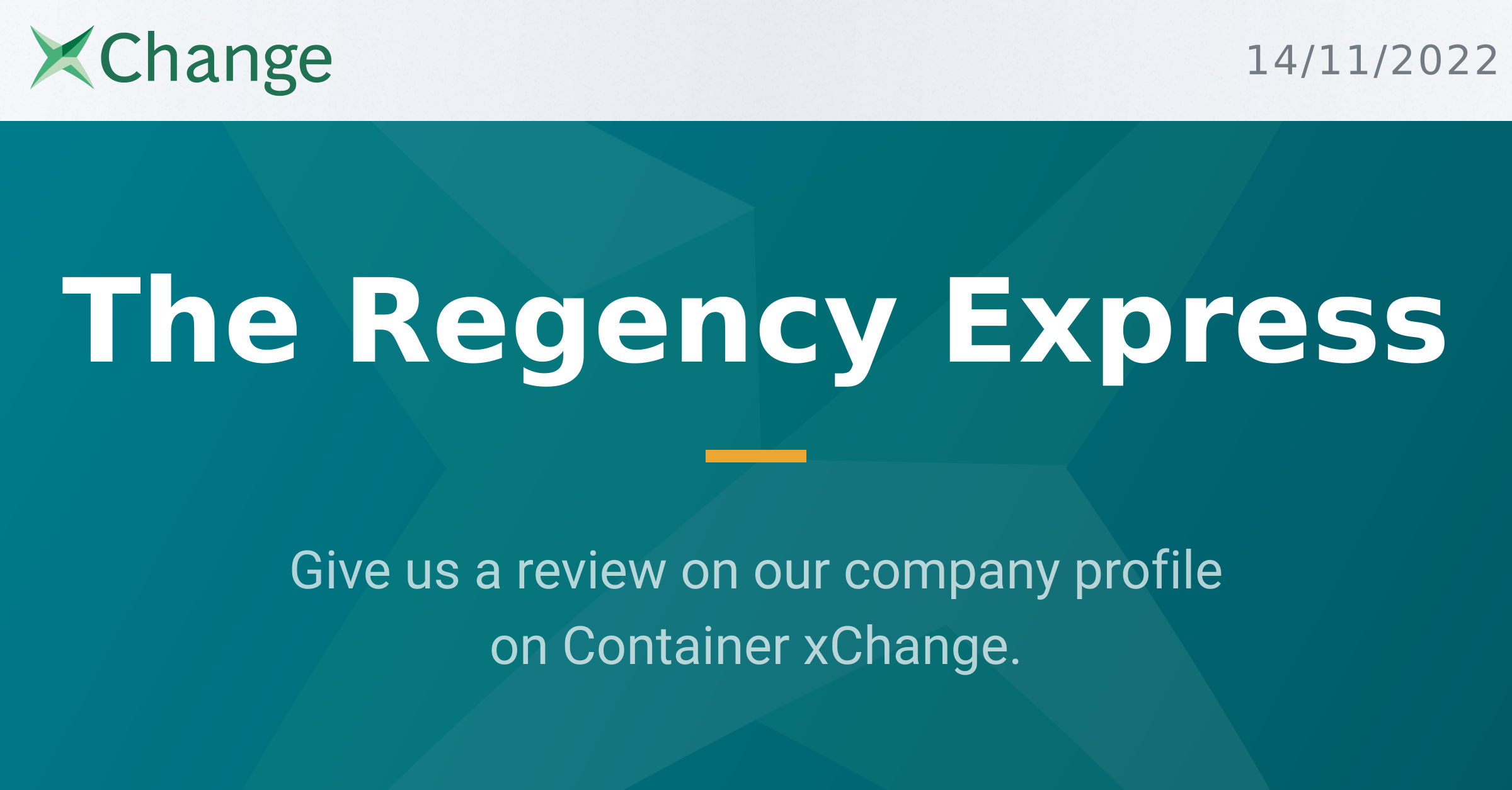 The Regency Express Co., Ltd | Container xChange