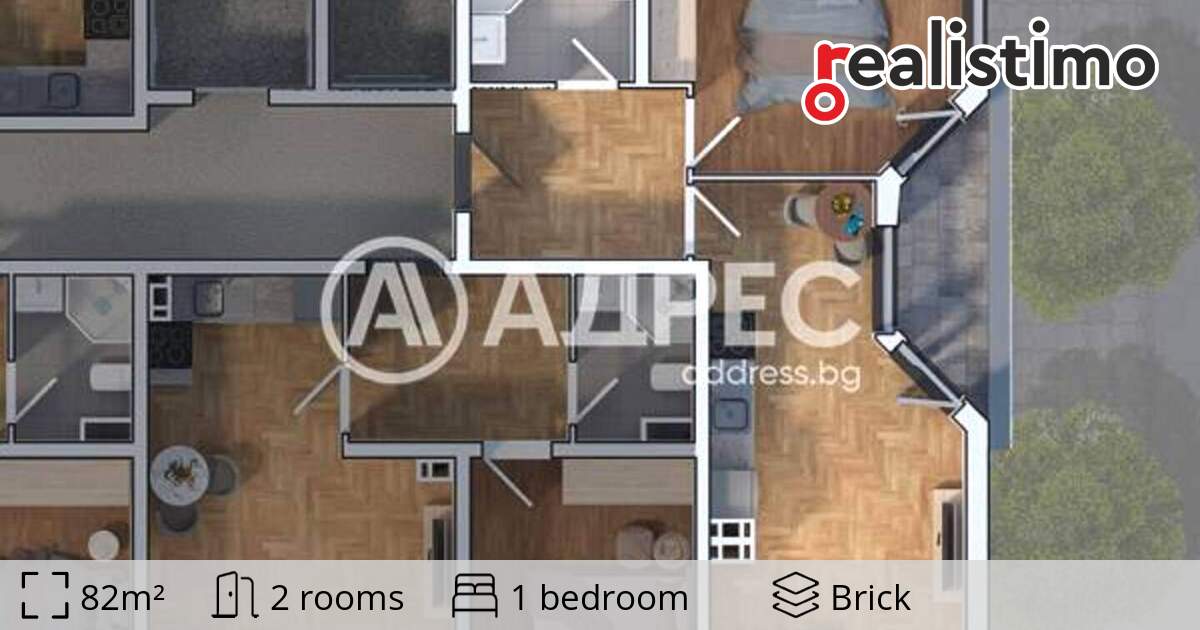 €128 197 Apartment for Sale Drujba-1, Sofia, Bulgaria