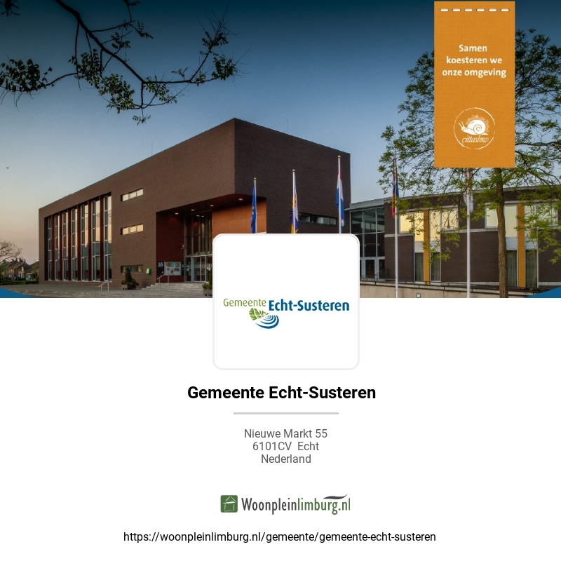 Gemeente Echt-Susteren, gemeente in Echt | Woonplein Limburg